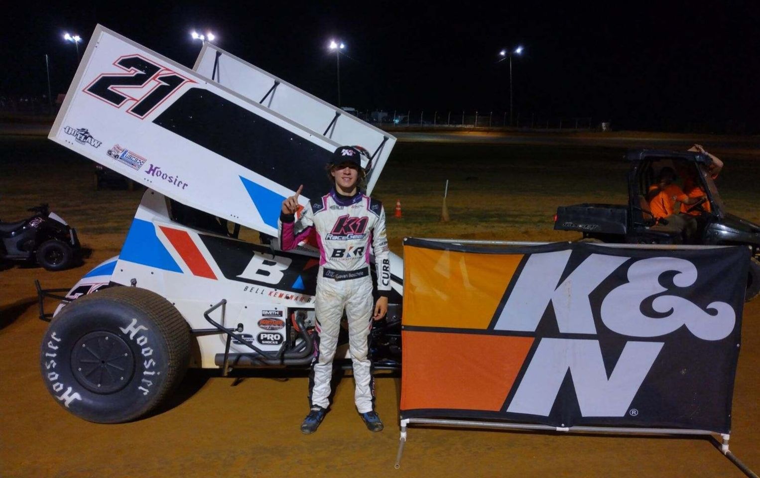 Gavan Boschele streaked to USCS Wendy’s Summer of Speed Sprint Car ...