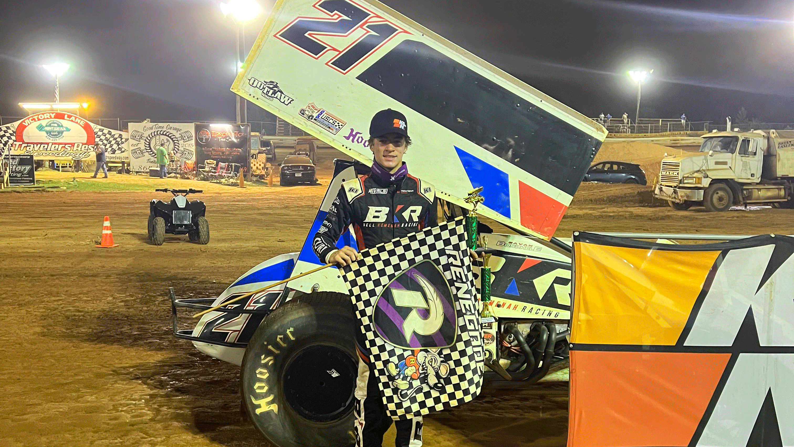 Boschele Blasts to Travelers Rest USCS Win – Gavan Boschele Racing